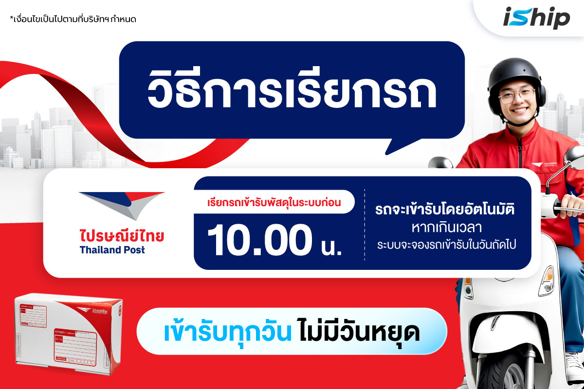 รวมข้อควรรู้เกี่ยวกับการใช้บริการขนส่ง "ไปรษณีย์ไทย" ผ่านระบบ iShip ที่คนขายของออนไลน์ต้องรู้ ...